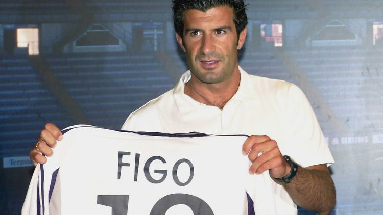 Altstar-Spiel vor CL-Finale: Wegen Verrats: Figo darf Barça-Trikot ...